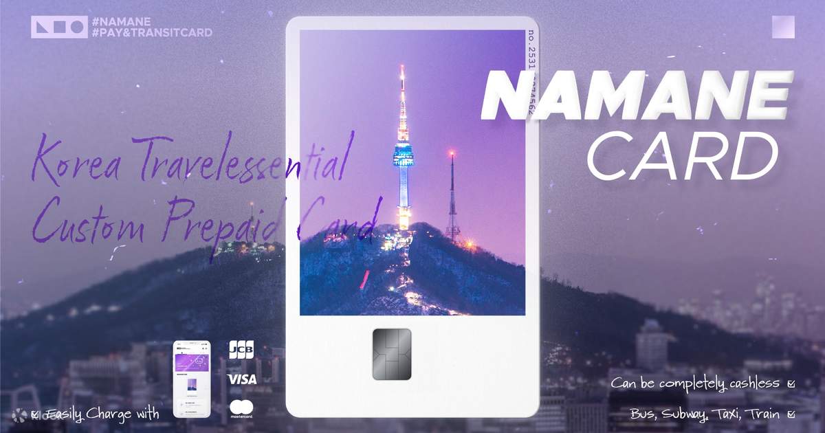 Customizable Pre-paid Travel Card - NAMANE CARD - Klook
